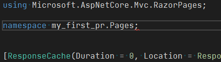 Compiler raising CS1513 & 1514 in response to file scoped namespace on ...