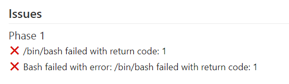 Shell Script Output Build Issues Report · Issue 7429 · Microsoftazure Pipelines Tasks · Github