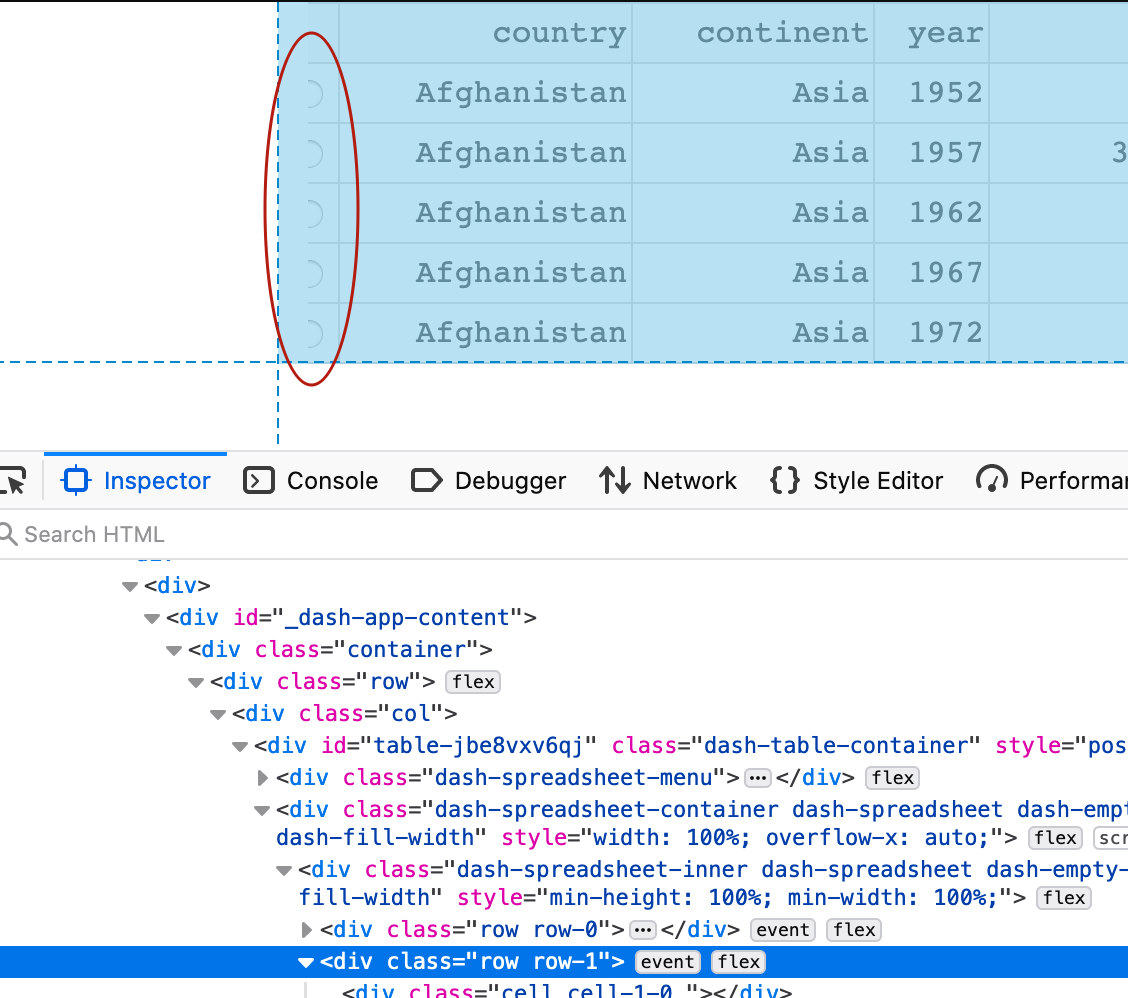 dash_table overflowX partially crops the first and last column · Issue #334 · dbc-team/dash ...