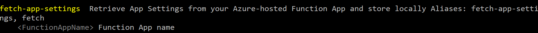 "fetch-app-settings" throws an error : "Unable to find function project root" · Issue #210 ...