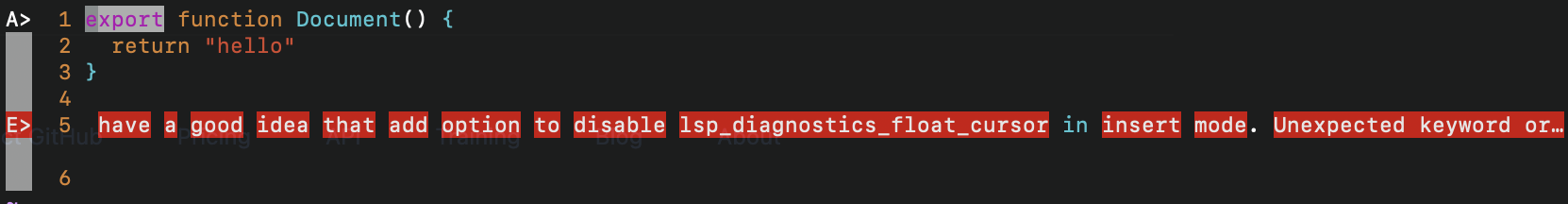 Unexpected Line Break · Issue 1415 · Prabirshrestha Vim Lsp · Github