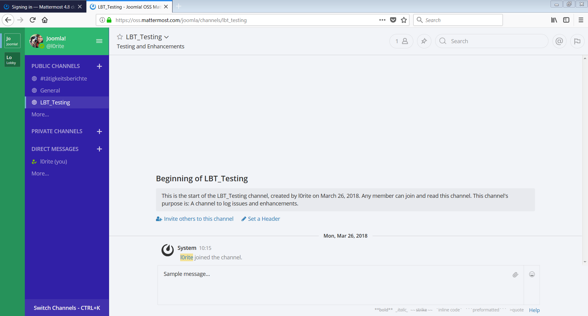 Cannot send messages using ENTER · Issue #8522 · mattermost/mattermost · GitHub