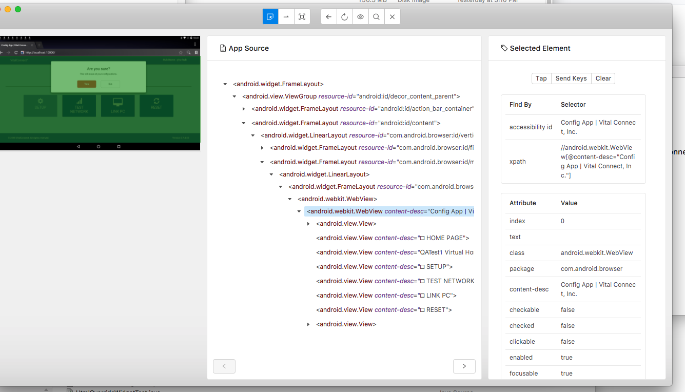 Modal window is not visible to Appium with android browser application · Issue #10444 · appium ...