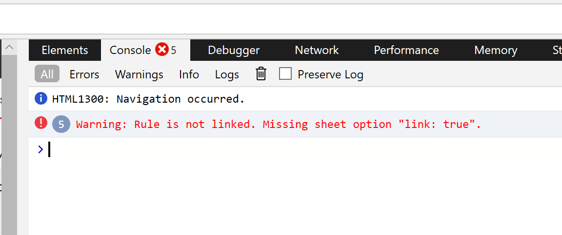 [Button]: Missing link sheet option "link: true" warnigns in edge · Issue #1087 · microsoft/fast ...