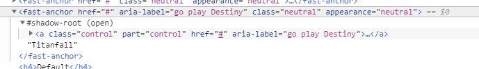 NVDA screen reader does not read the aria-label in fast-anchor and fast-button web component ...