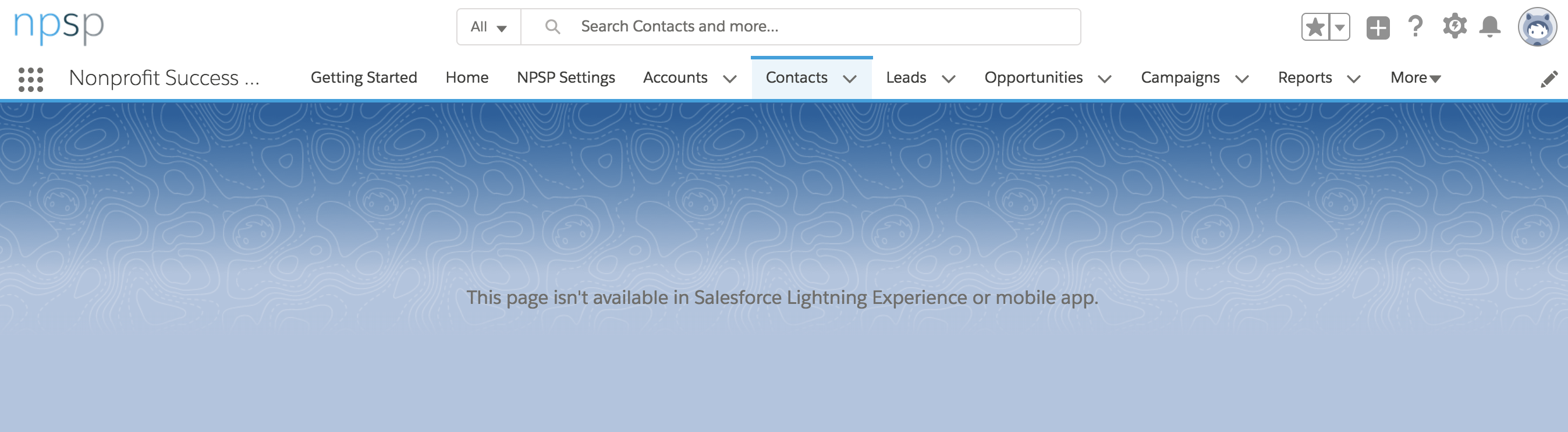 NPSP Contact Delete Override giving error message in Lightning - Delete Action still works ...
