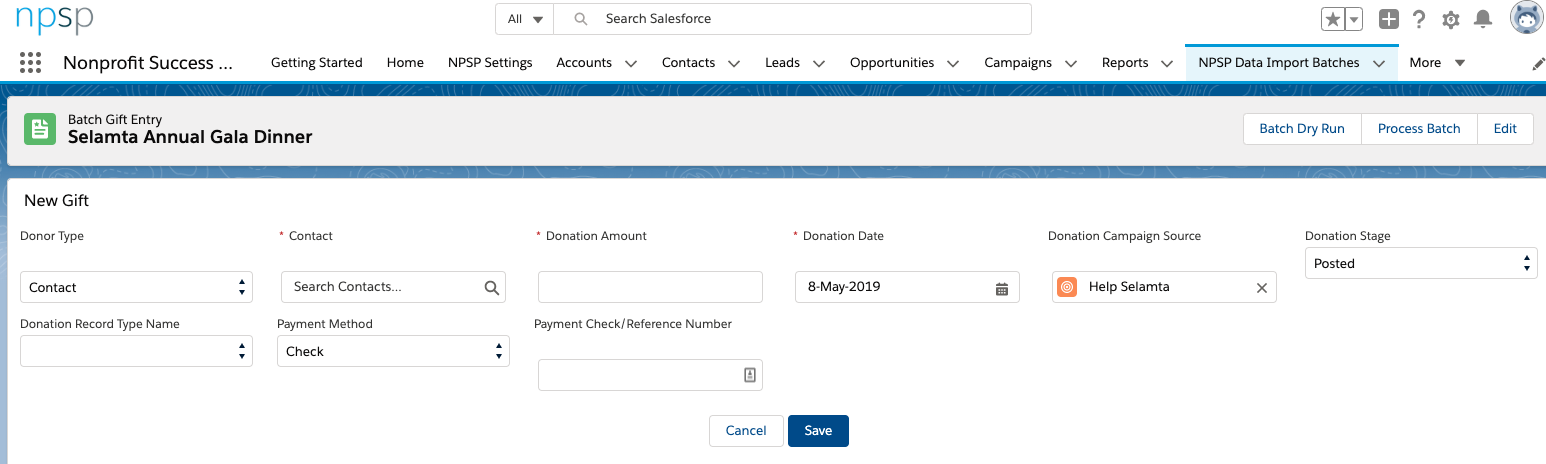 BGE Wizard - Fields are misaligned · Issue #4974 · SalesforceFoundation/NPSP · GitHub