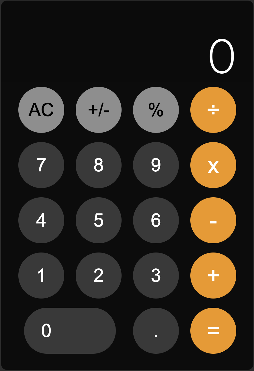 GitHub - sriharivishnu/IOS_Calculator: Who doesn't love a nice IOS ...