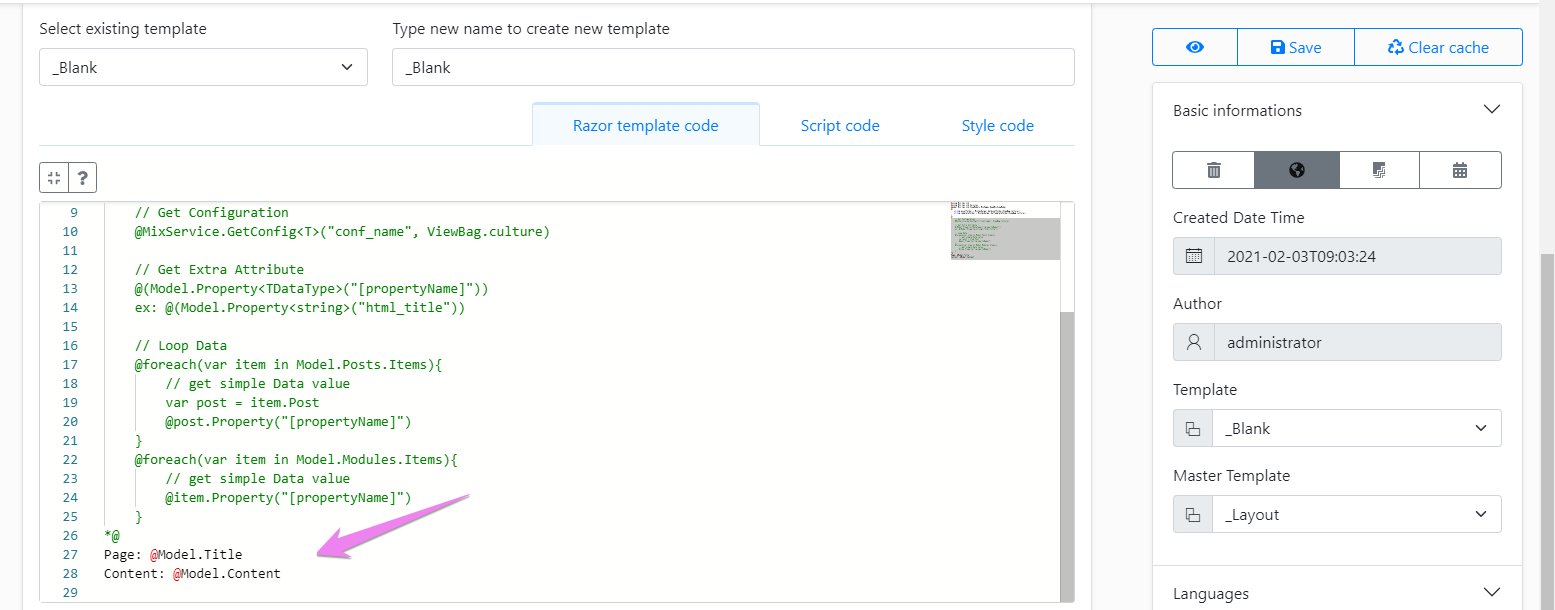 Content Is Not Display After Creating A Page · Issue 323 · Mixcore Re · Github