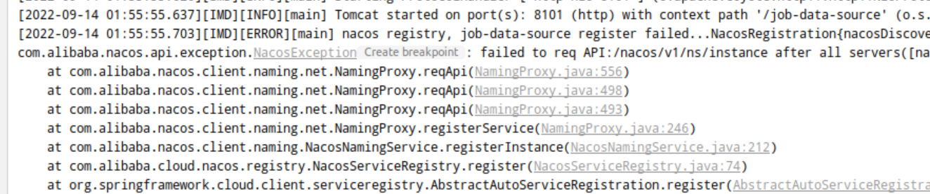 一个只授予了只读权限的用户，服务不能正常启动 · Issue #9141 · alibaba/nacos · GitHub