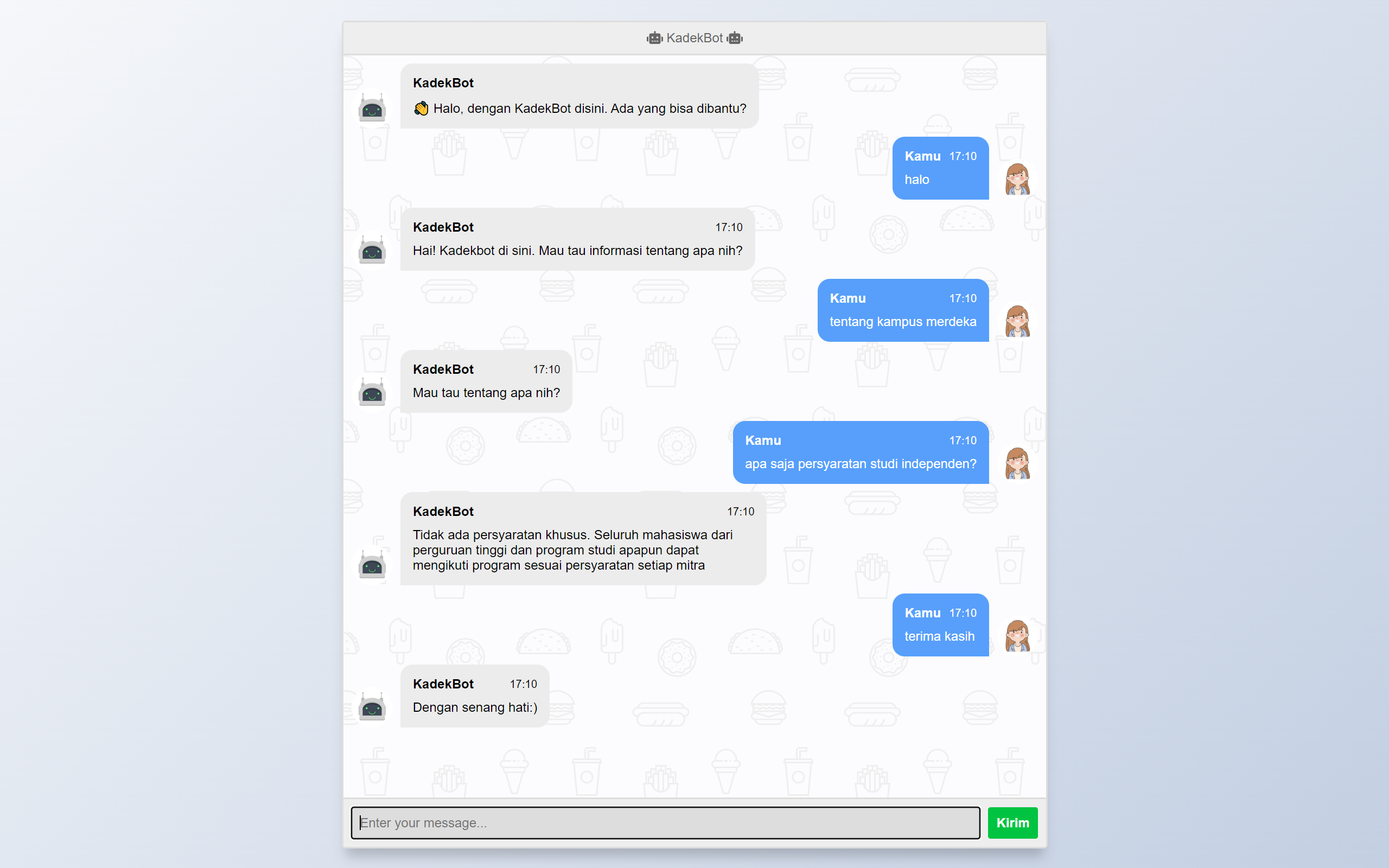 GitHub - yusupwinata/Kadek-AI-Chatbot