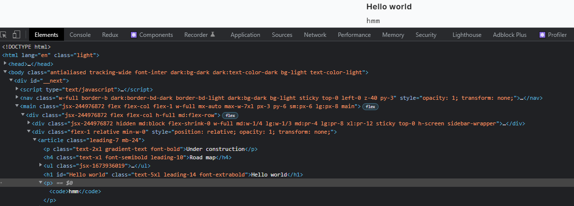 Use next-mdx-remote with rehype-sanitize makes `inline code block` not working · Issue #229 ...