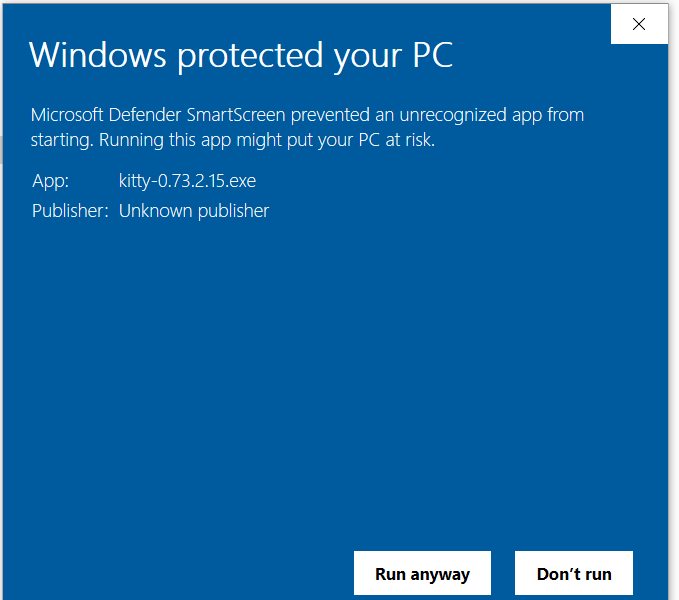 Microsoft Defender Smartscreen Prevented An Unrecognized App From Starting Running This App
