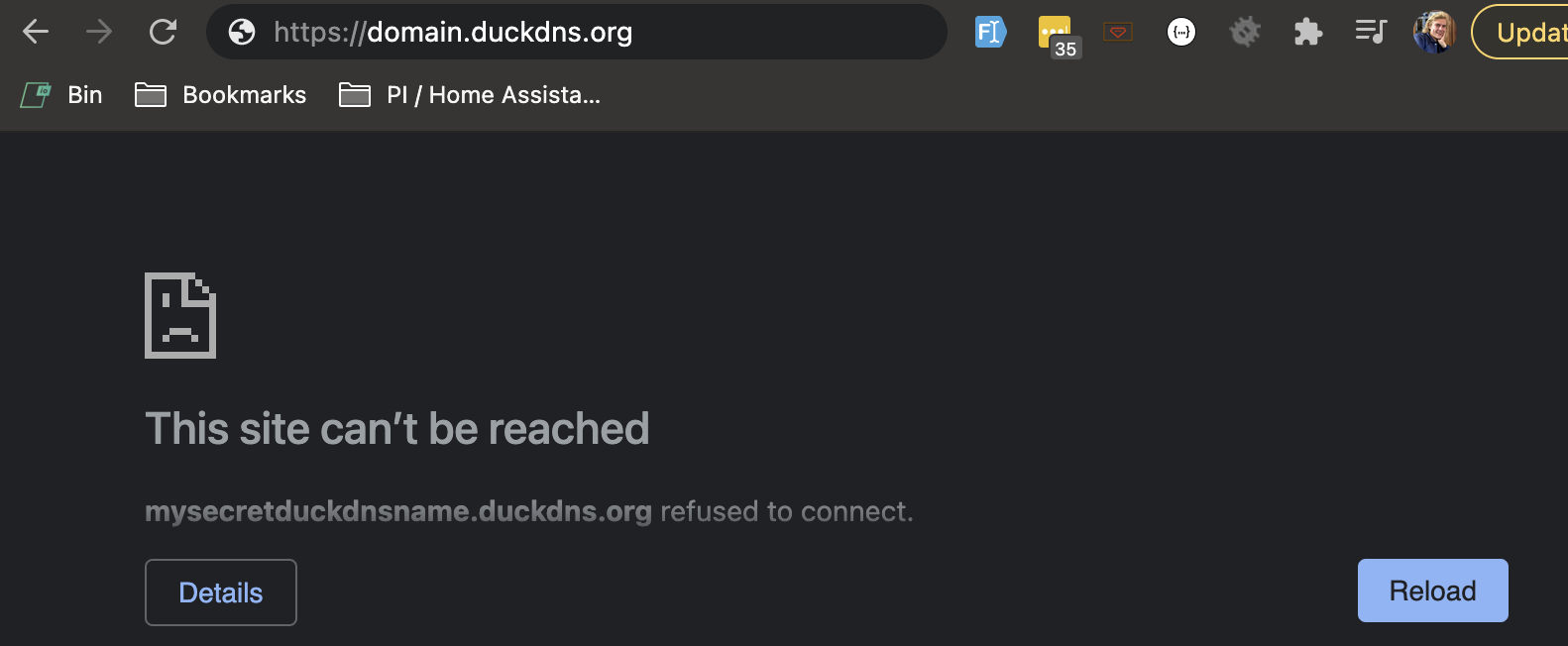 Cannot access home-assistant remotely with DuckDNS · Issue #1894 · home-assistant/addons · GitHub