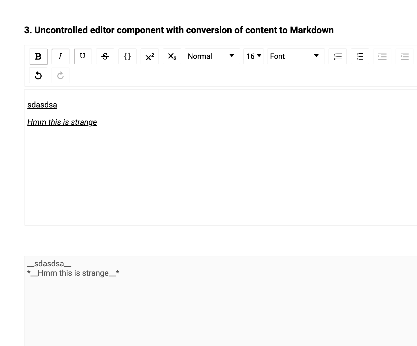 Underline Not Working · Issue 1232 · Jpuri React Draft Wysiwyg · Github