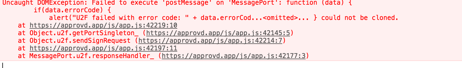 During U2f Device Registration Getting Error · Issue 14 · Yubicojava U2flib Server · Github 