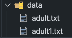 LoadFromTextFile ("./data/*") - System.ArgumentOutOfRangeException: File does not exist at path ...