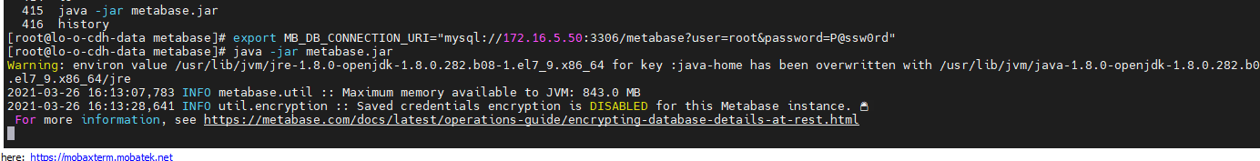 metabase cannot be started · Issue #15351 · metabase/metabase · GitHub