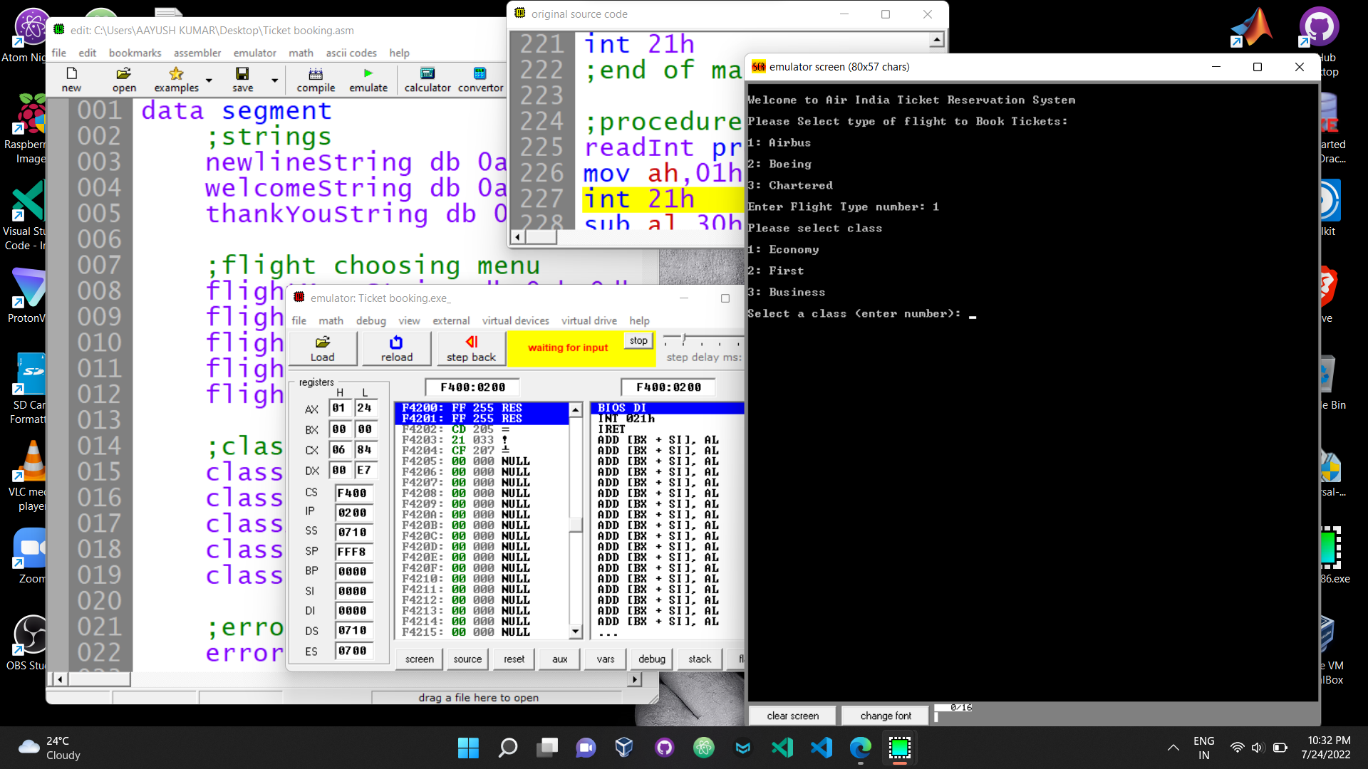 GitHub - aayushkumar20/Flight-registration-system-in-emu8086: console based Flight registration ...