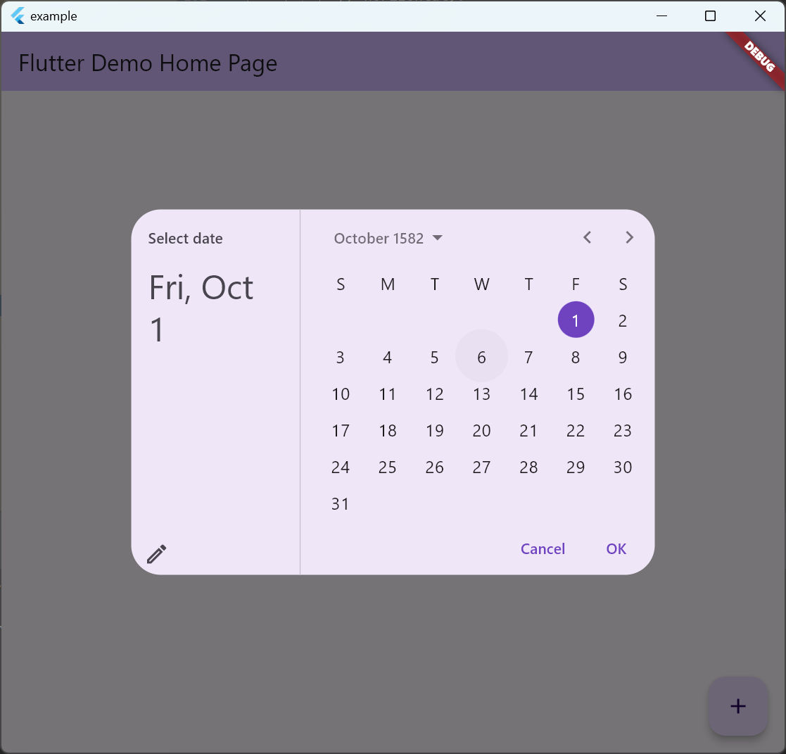 Date Picker not properly compatible with October 1582. · Issue #129270 · flutter/flutter · GitHub