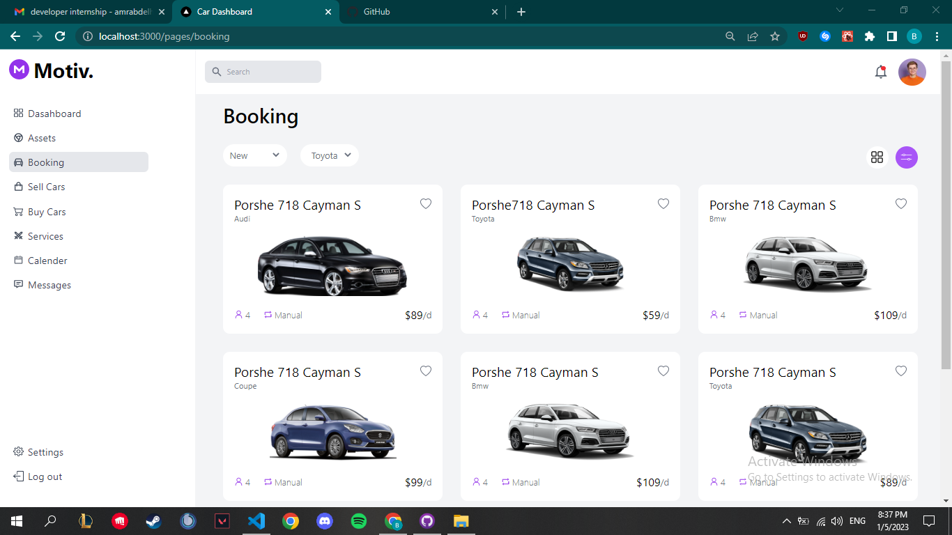 GitHub - AmrAbdelhady1/caar-dashboard-task