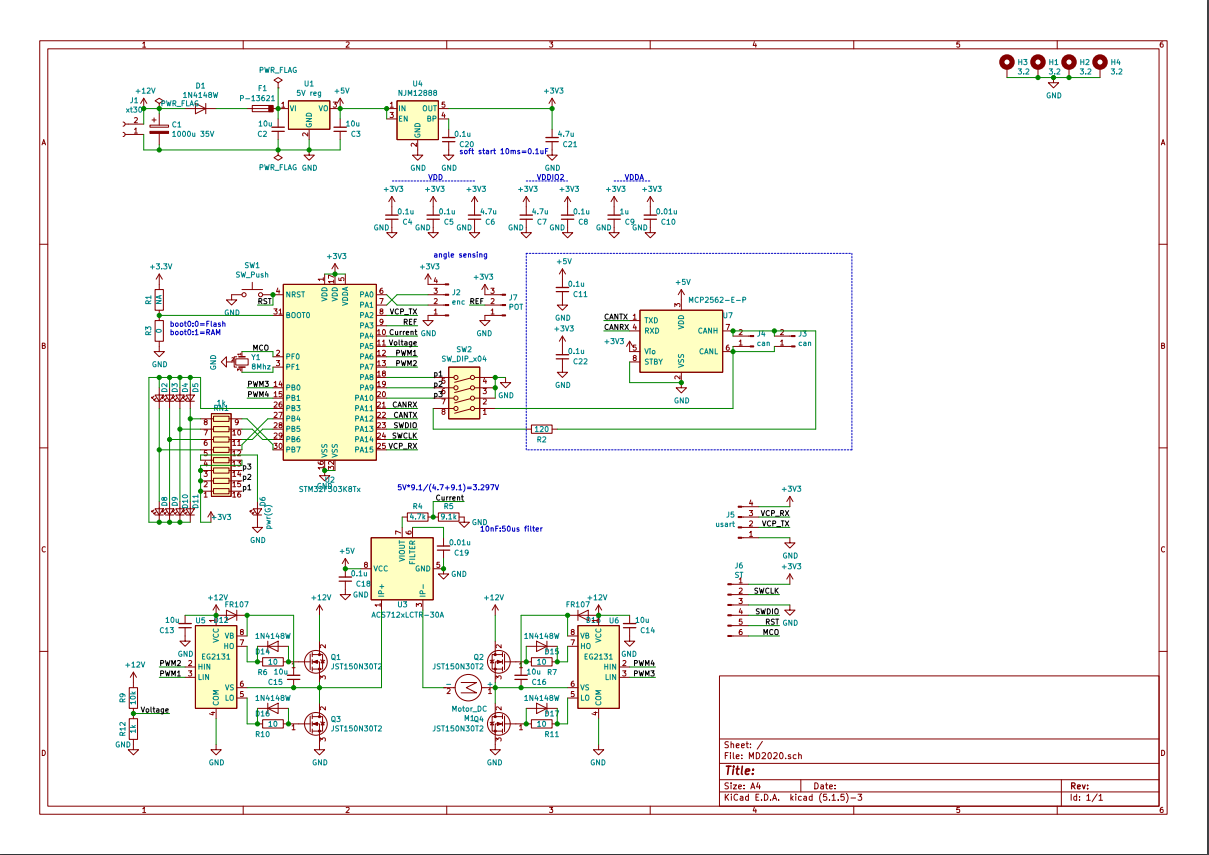 GitHub - NIT-Yonago/MD2020-303k8: MD2020 STM32F303K8 version