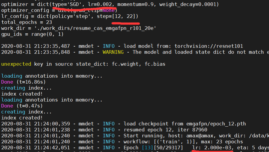lr seting doesn't match actual lr,so confusing · Issue #3527 · open-mmlab/mmdetection · GitHub