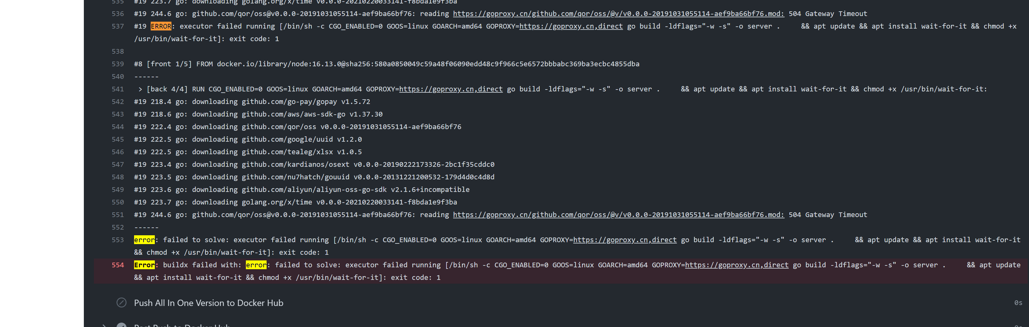 Don't use go proxy for CI · Issue #660 · casdoor/casdoor · GitHub