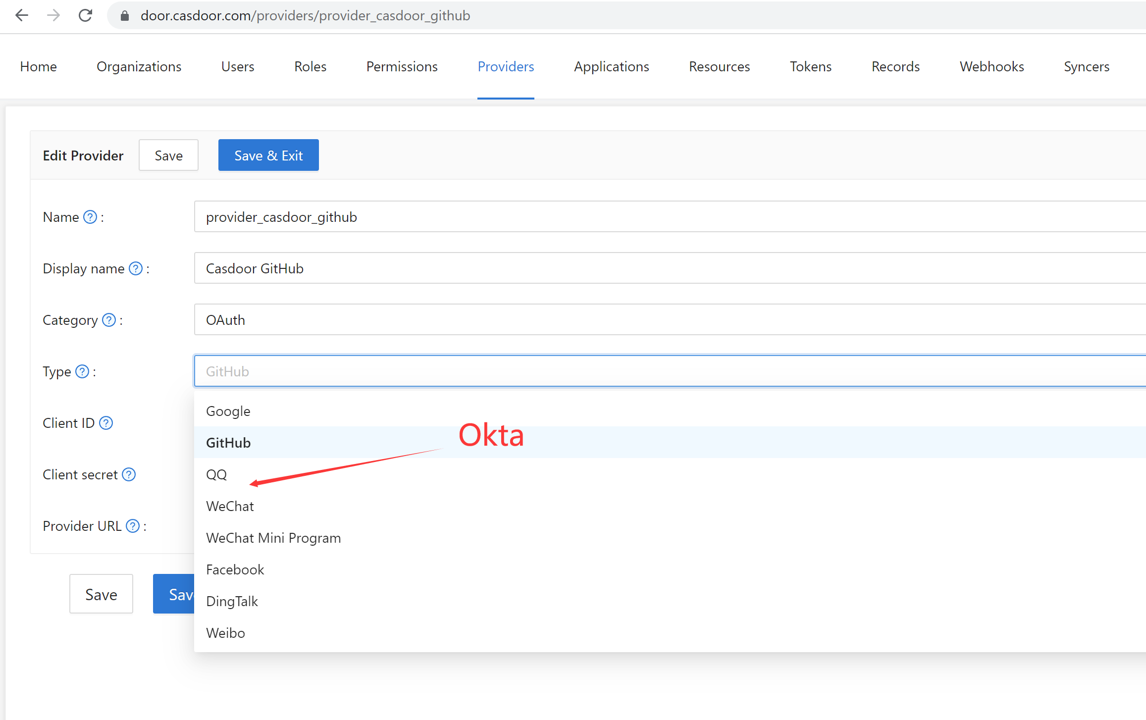 Add Okta OAuth provider for Casdoor · Issue #701 · casdoor/casdoor · GitHub