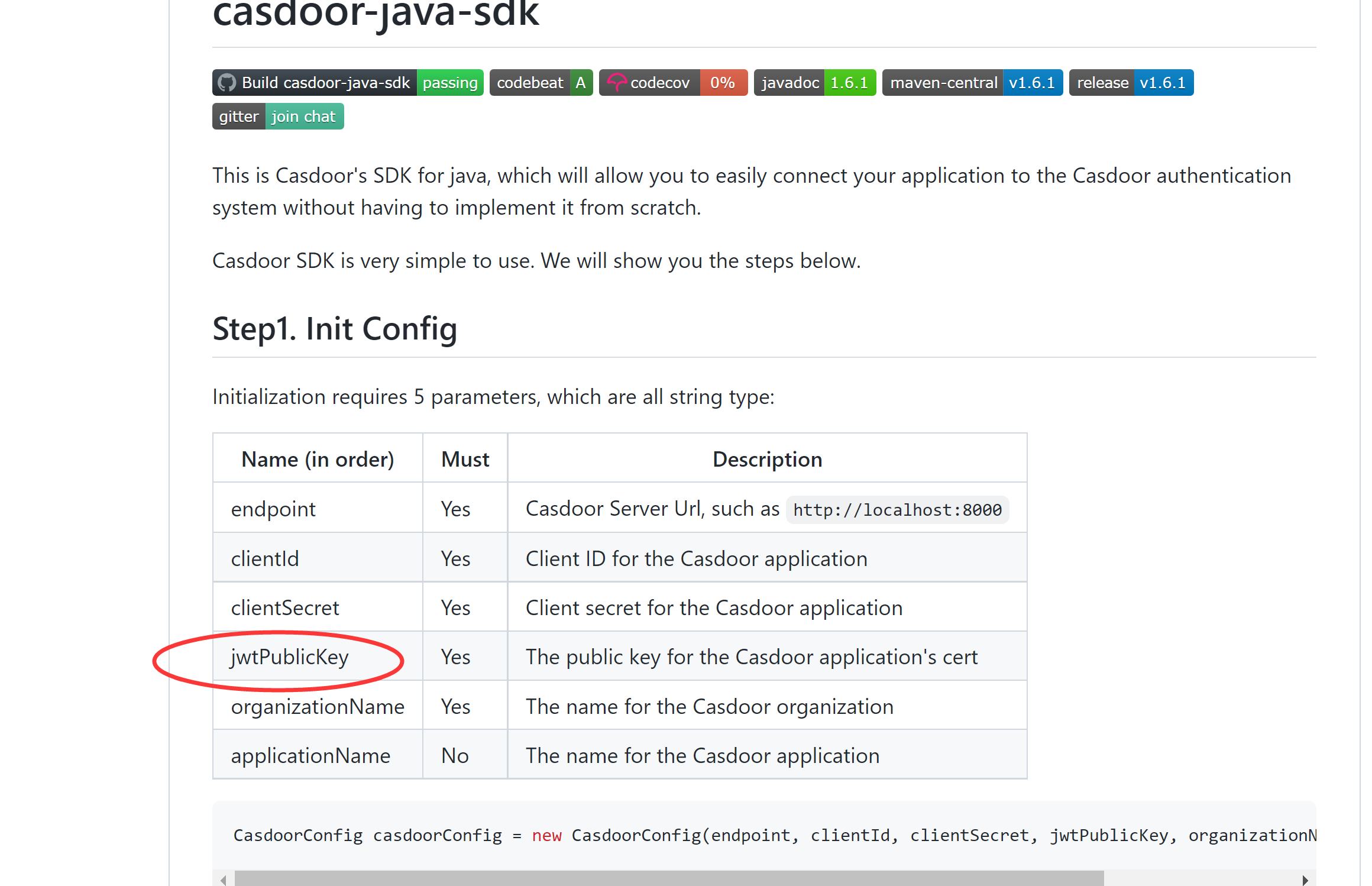 Update the parameter from jwtPublicKey to certificate · Issue #26 · casdoor/casdoor-java-sdk ...