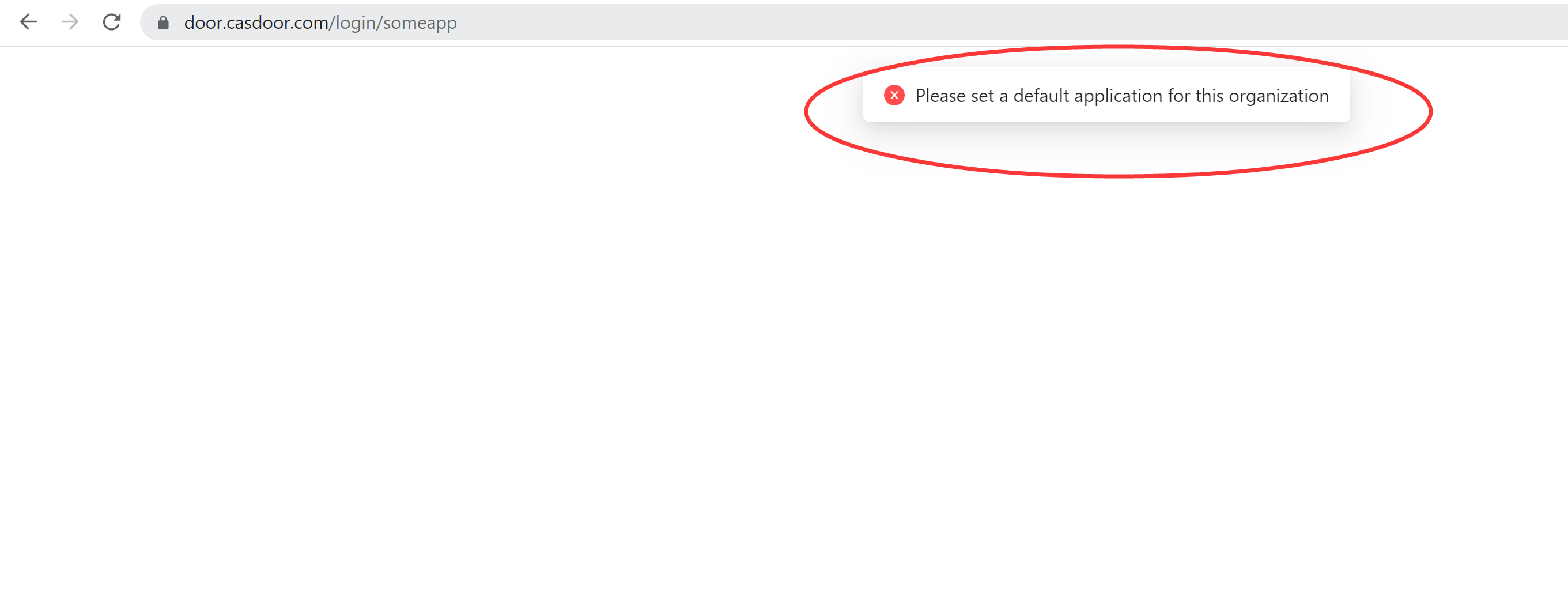 Fix error message for organization login page · Issue #1196 · casdoor/casdoor · GitHub