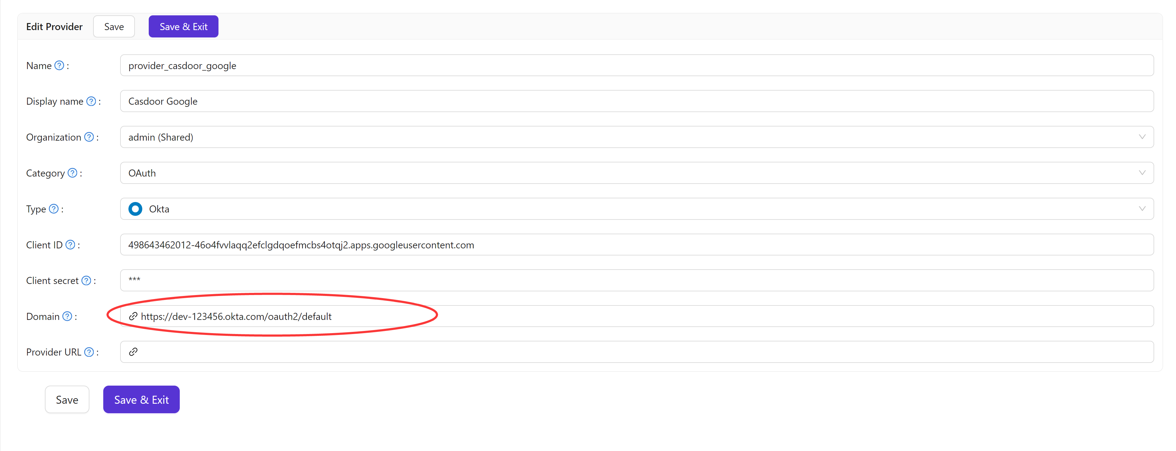 bug: Casdoor Provider for Okta broken · Issue #2374 · casdoor/casdoor · GitHub