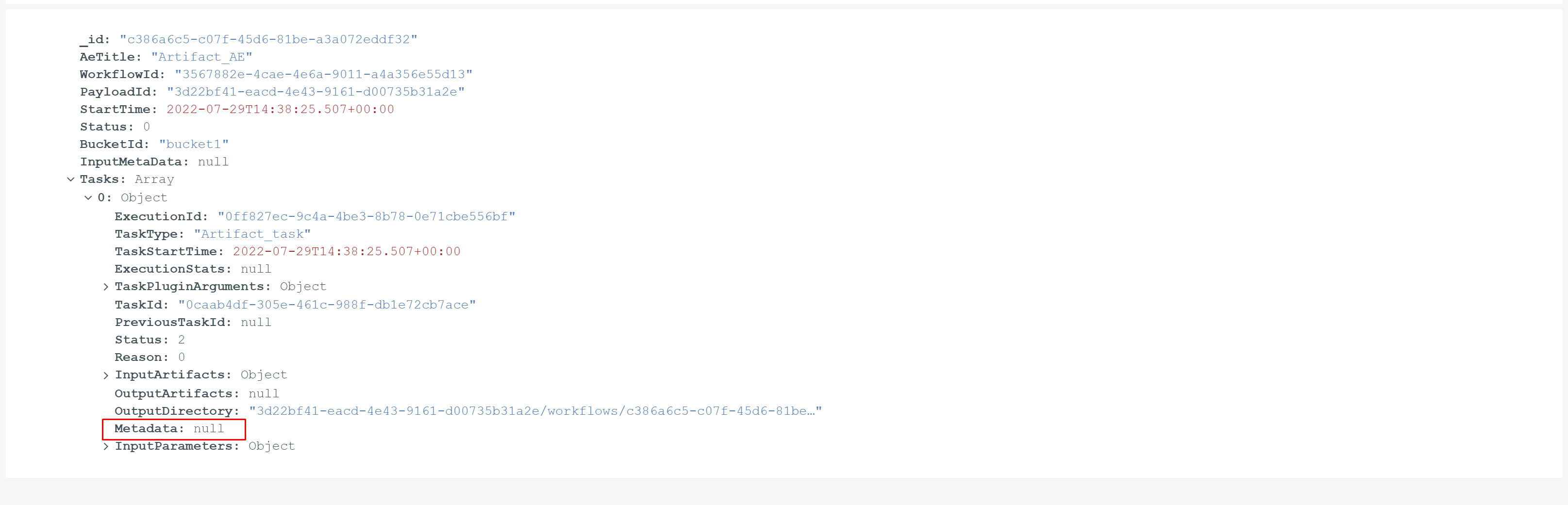 Test Task Metadata · Issue 269 · Project Monai Monai Deploy Workflow Manager · Github