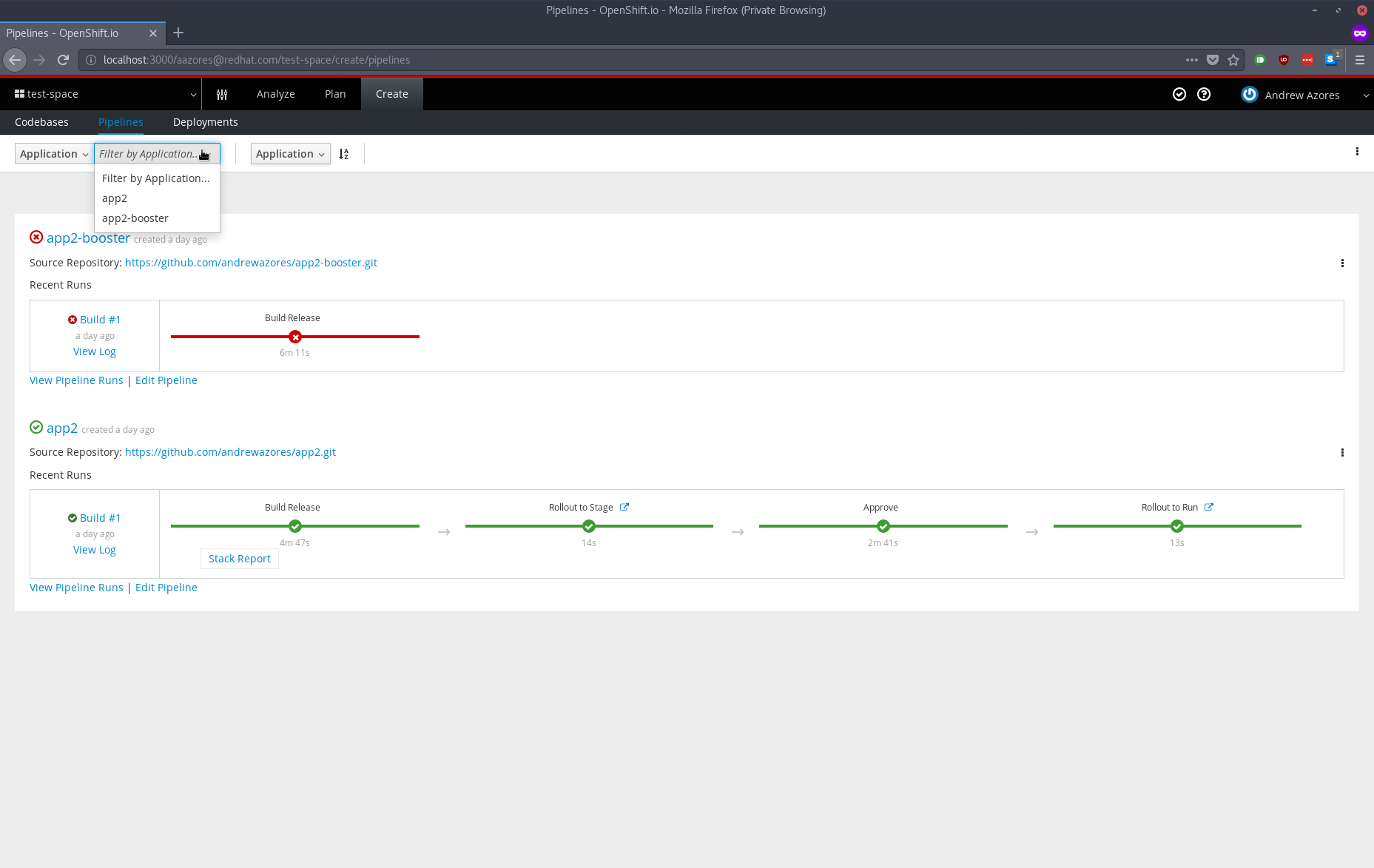 Pipelines page toolbar should show total number of pipelines · Issue #2422 · openshiftio ...