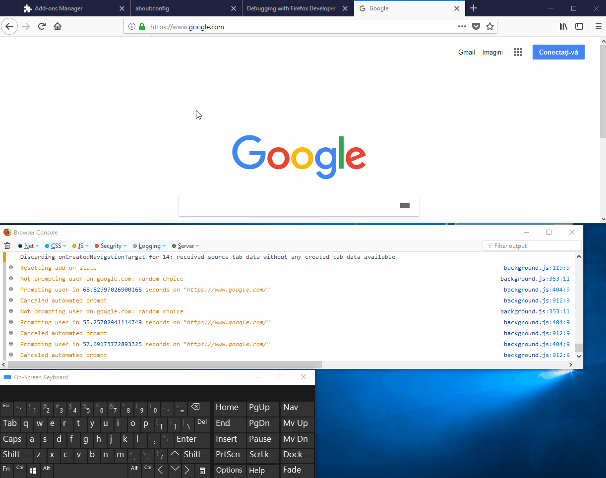 The Pop Up Is Not Called On Firefox Release 6002 · Issue 98