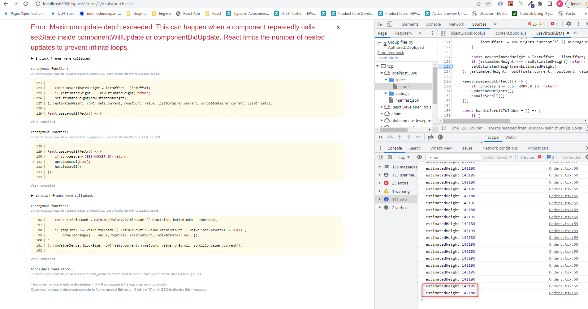 [useVirtualList]: unstable behavior during quick scrolling items with different height · Issue ...