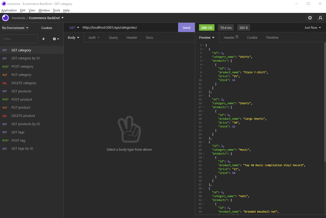 GitHub - ChristopherSpeltz/E-commerce-Back-End