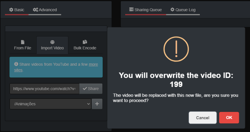 Erro no update em vídeo existente (Encoder) · Issue #6688 · WWBN/AVideo ...