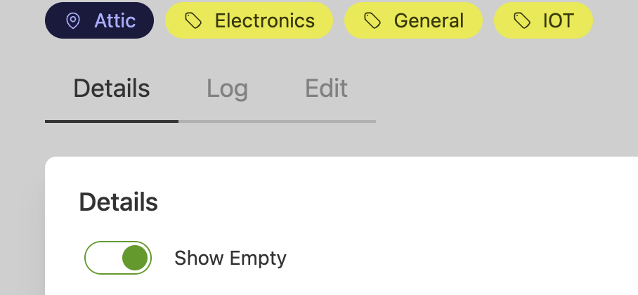 Item Details And Edit Field Toggles Are A Little Confusing · Issue 241 · Hay Kothomebox · Github
