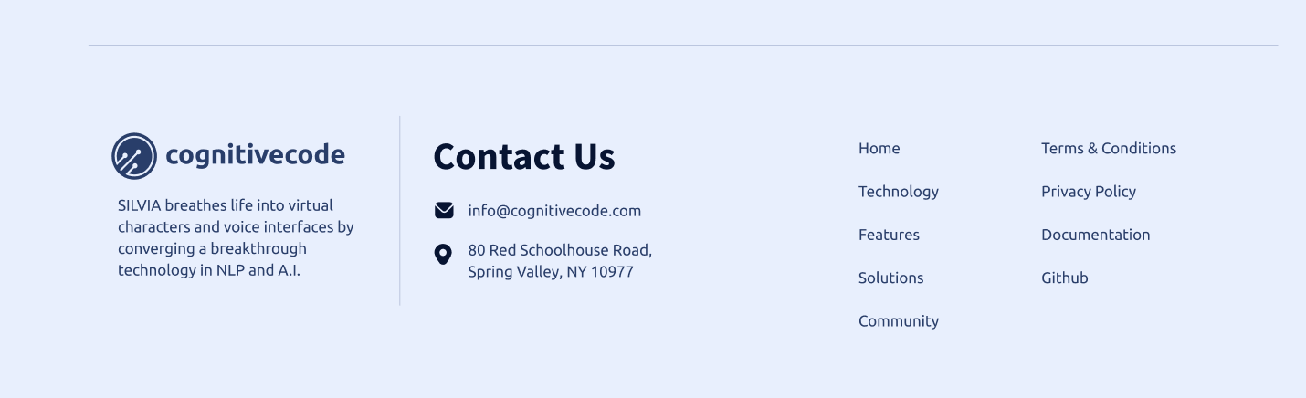 Create Footer · Issue #5 · CognitiveCodeSILVIA/cognitivecode-silvia-website · GitHub