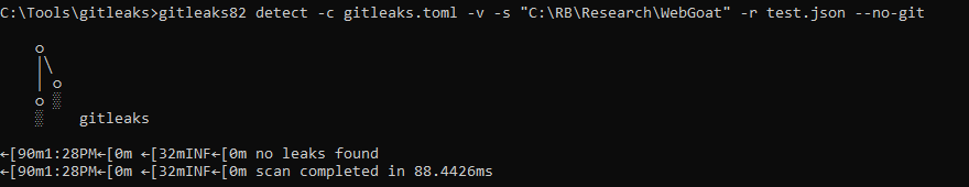 --no-git option does not seem to be working properly · Issue #751 · gitleaks/gitleaks · GitHub