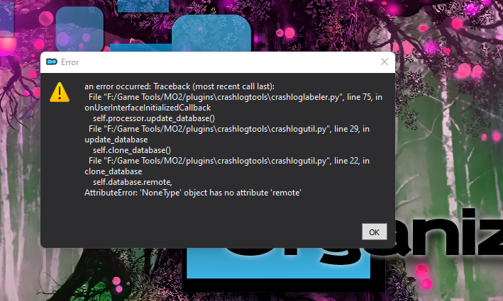 MO2 error when opening for GOG version of Oblivion · Issue #1805 · ModOrganizer2/modorganizer ...