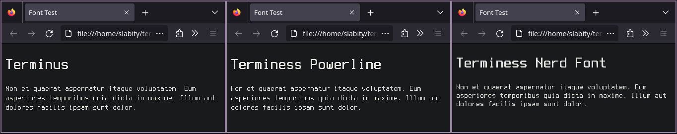 Patched Terminess fonts still blurry · Issue #1329 · ryanoasis/nerd-fonts · GitHub
