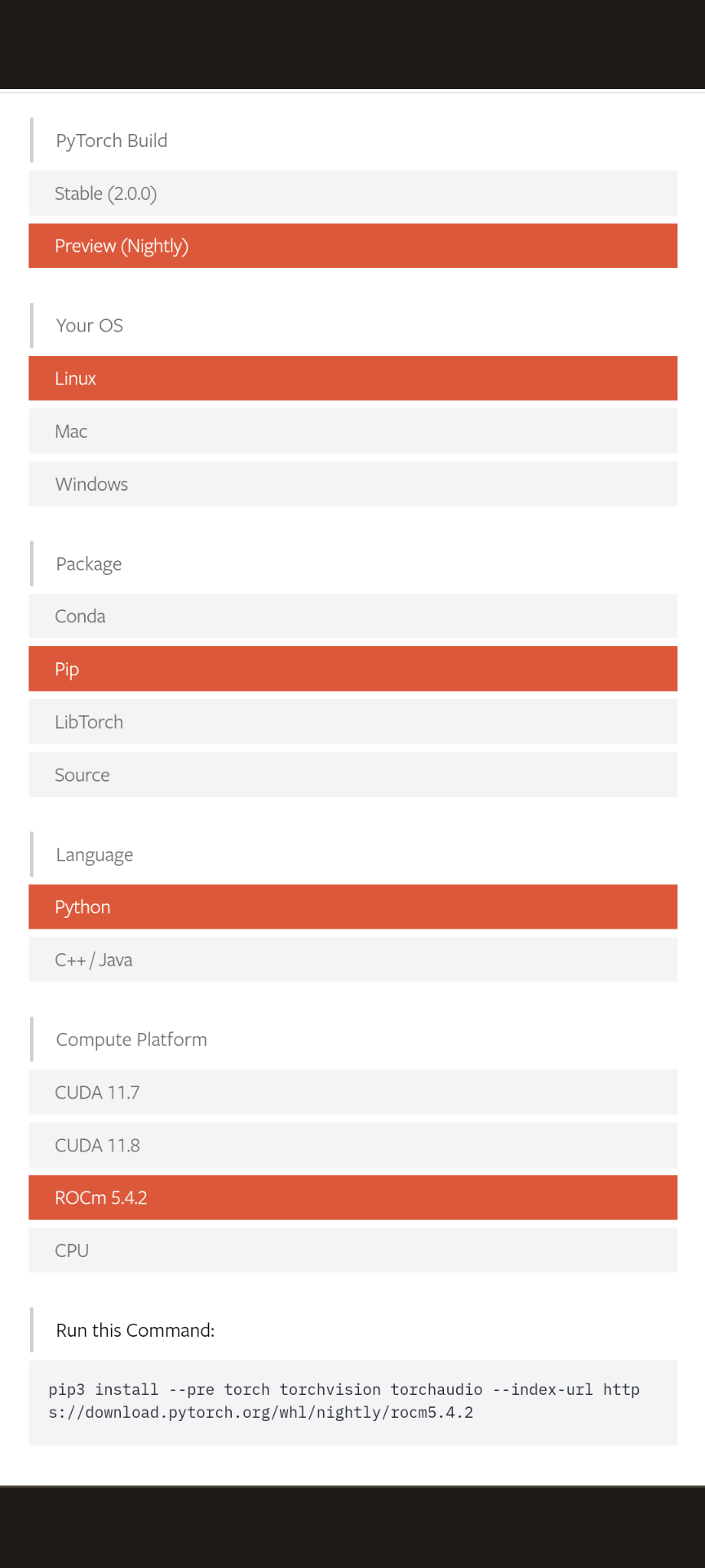 will pytorch2.0 update it's rocm version? · Issue #100625 · pytorch/pytorch · GitHub