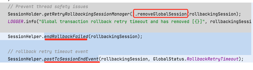 Retrytimeout Event Repeated And Status Not Match · Issue 4531 · Apacheincubator Seata · Github 7361