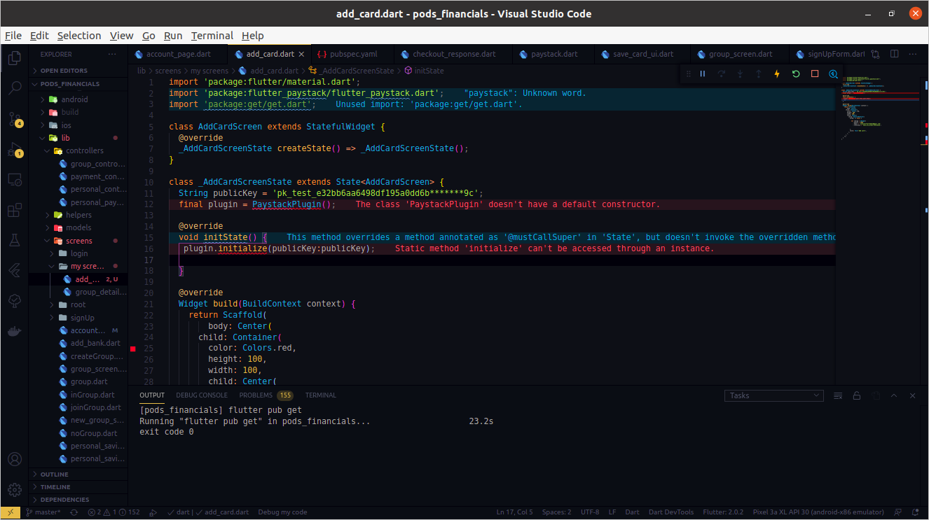 class 'PaystackPlugin' doesn't have a default constructor · Issue #93 · wilburx9/flutter ...