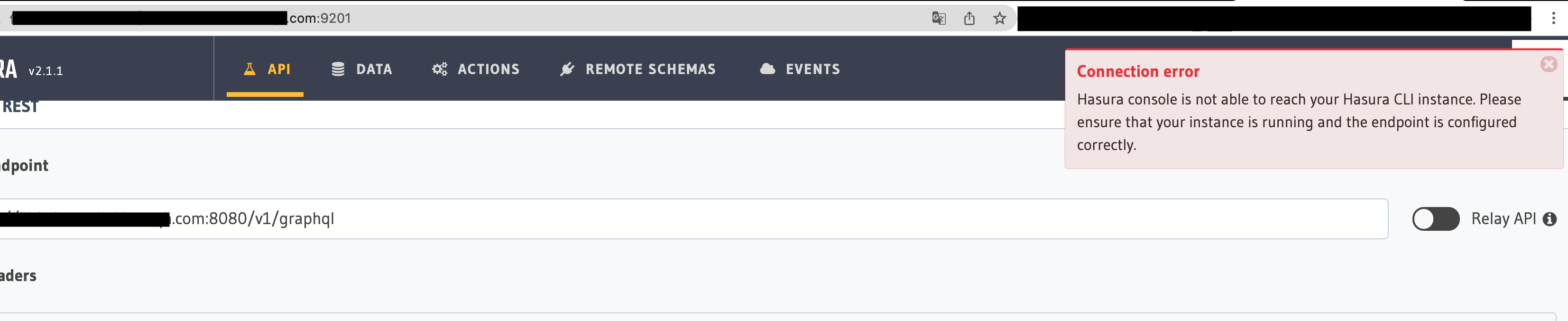 cli: The --address option of the hasura console command no longer works with v2.1.0 · Issue ...