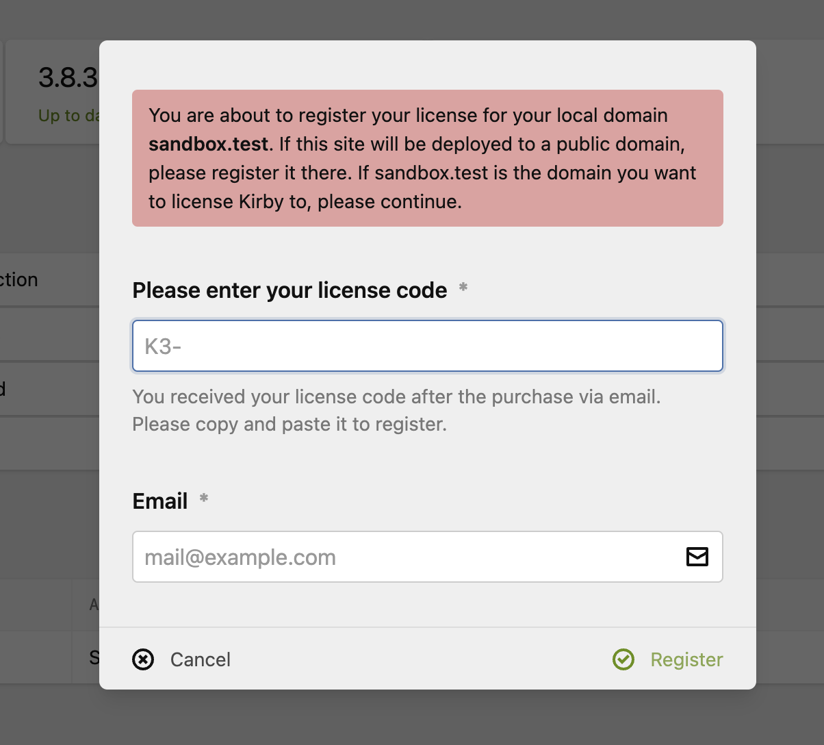 Don't allow accidental Kirby license registrations to non-existing TLDs · Issue #4795 · getkirby ...