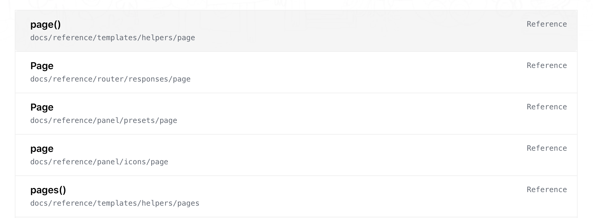 [Search] split search results, add categories and separate the result types · Issue #623 ...