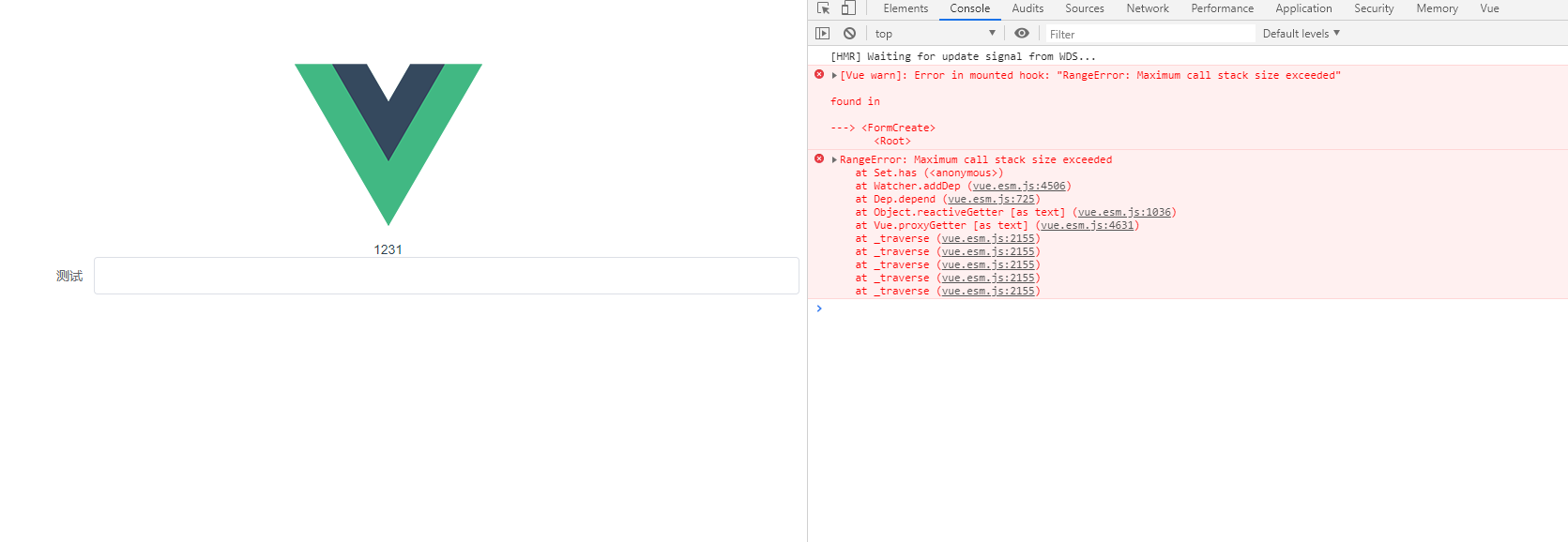 使用rules生成动态表单时， 给input添加children，type为template为何会引发栈溢出的问题 · Issue #110 · xaboy/form-create · GitHub